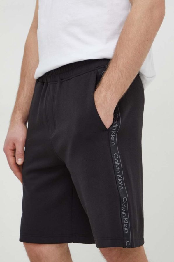 Calvin Klein Erkek Siyah Logo Detaylı Şort | JeansLab